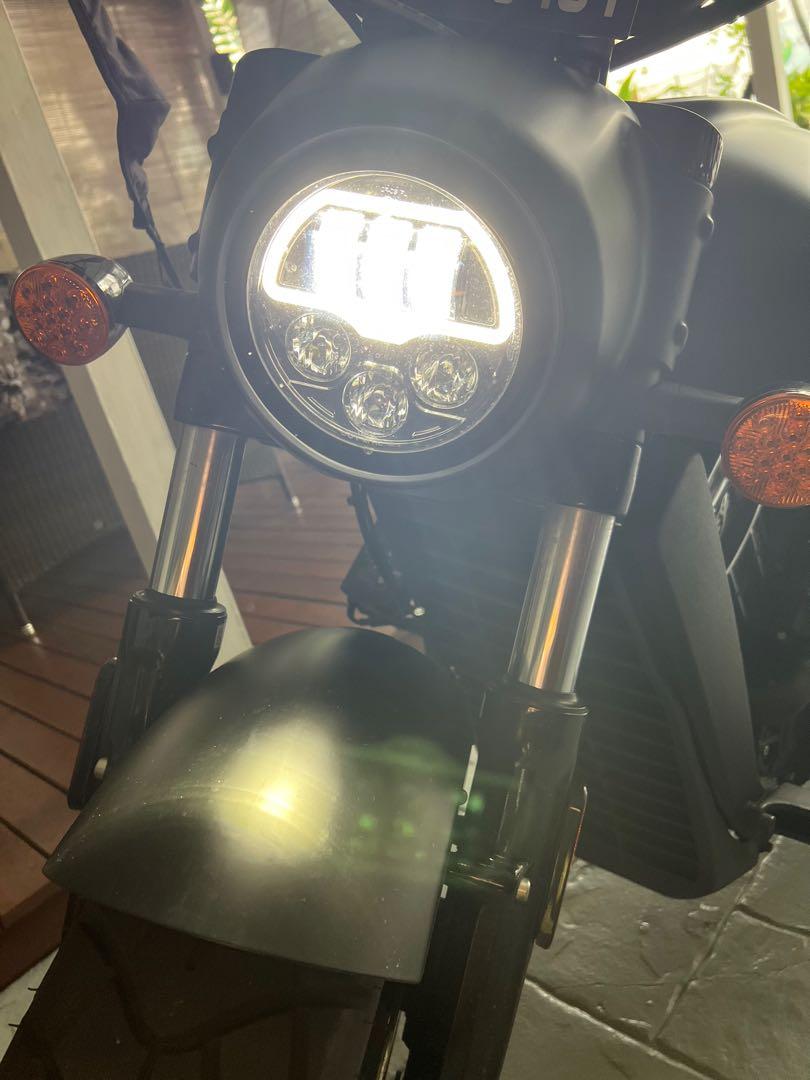 Indian Scout Pathfinder LED headlight, Motorcycles, Motorcycle ...