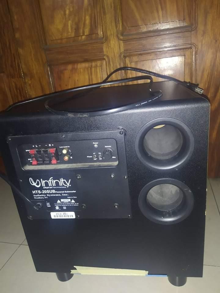 infinity power sub woofer HTS 20 rms 150 watts 12 inch driver, Audio ...