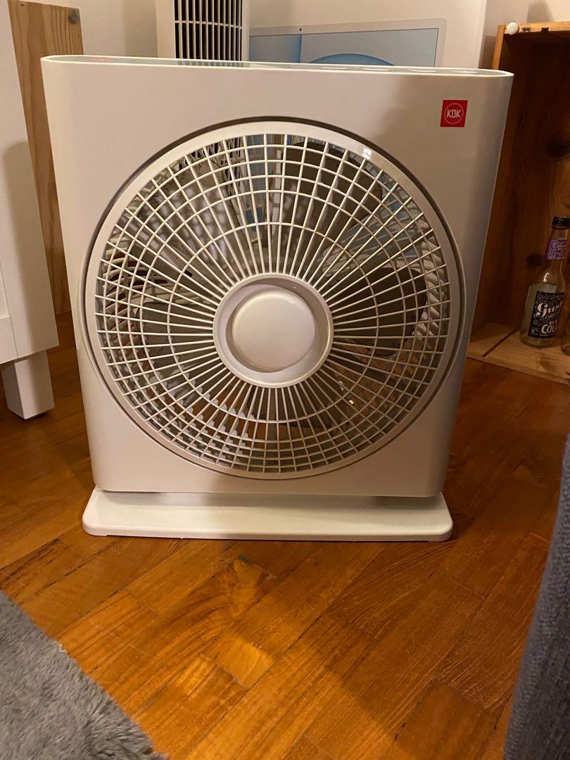 KDK Box Fan 3-speed, 8-hour timer, TV & Home Appliances, Air ...