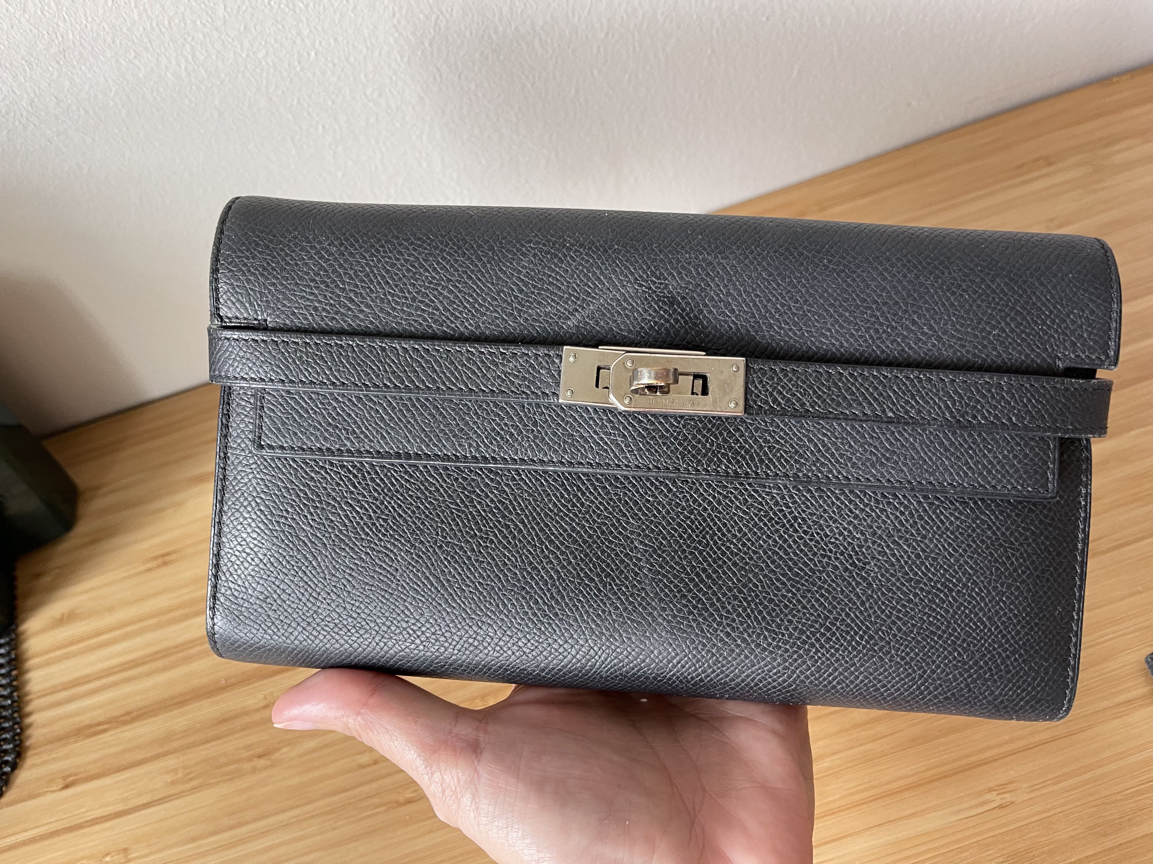 Kelly Black wallet, Women's Fashion, Bags & Wallets, Wallets & Card ...