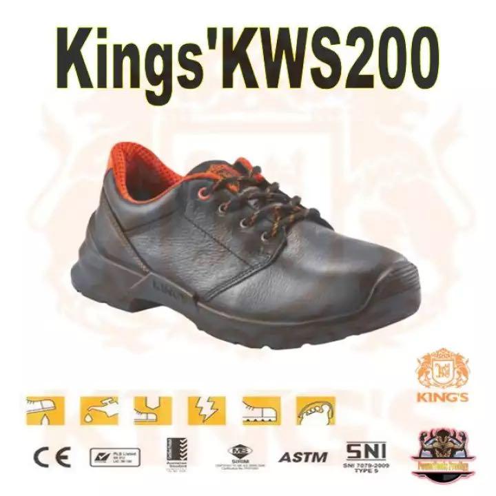 KING SAFETY SHOES KWS200 / STEEL TOE SHOE / KWS 200, Men's Fashion ...