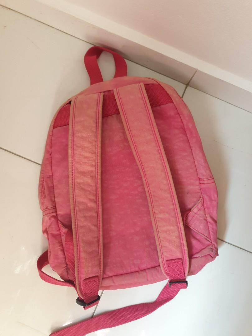 Kipling Pink Backpack, Women's Fashion, Bags & Wallets, Backpacks on ...