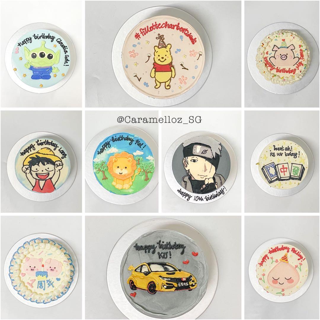 Customized Korean Style Cartoon Bento cakes, Food & Drinks, Homemade ...