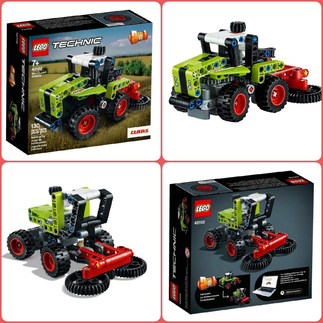 LEGO Technic Mini Claas Xerion 42102 ,42116 Skid Steer Loader, 42117 ...