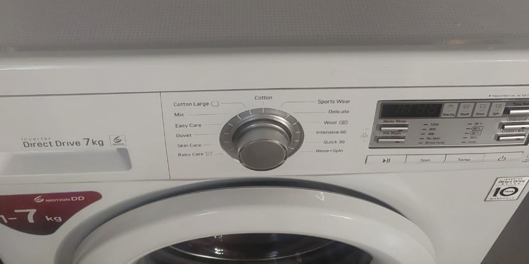 LG direct drive 7kg, TV & Home Appliances, Washing Machines and Dryers ...