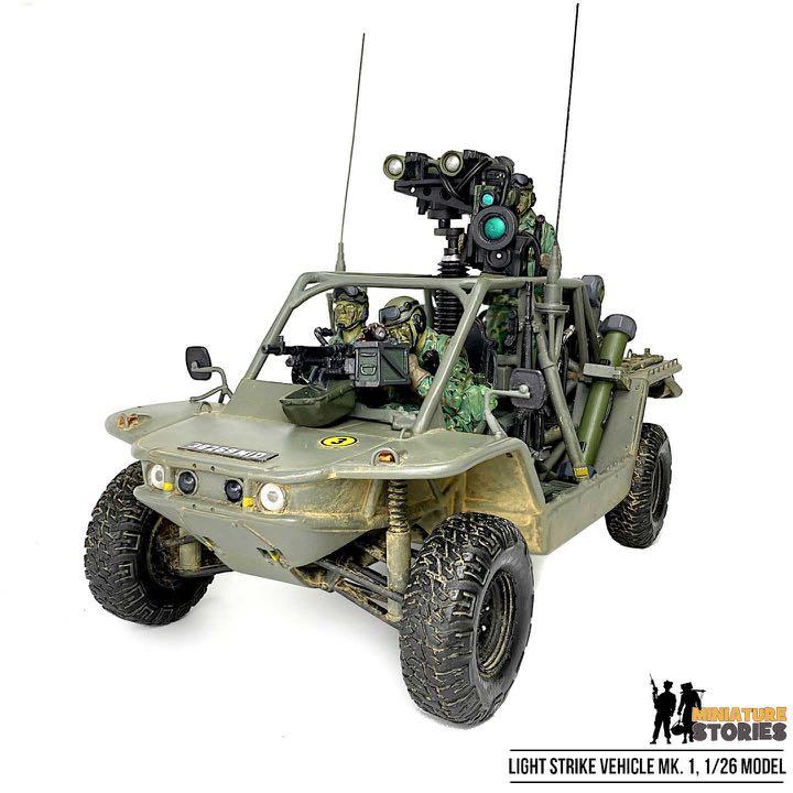 Light Strike Vehicle Mk 1 LSV The Flyer Scale Model Singapore Army SAF ...