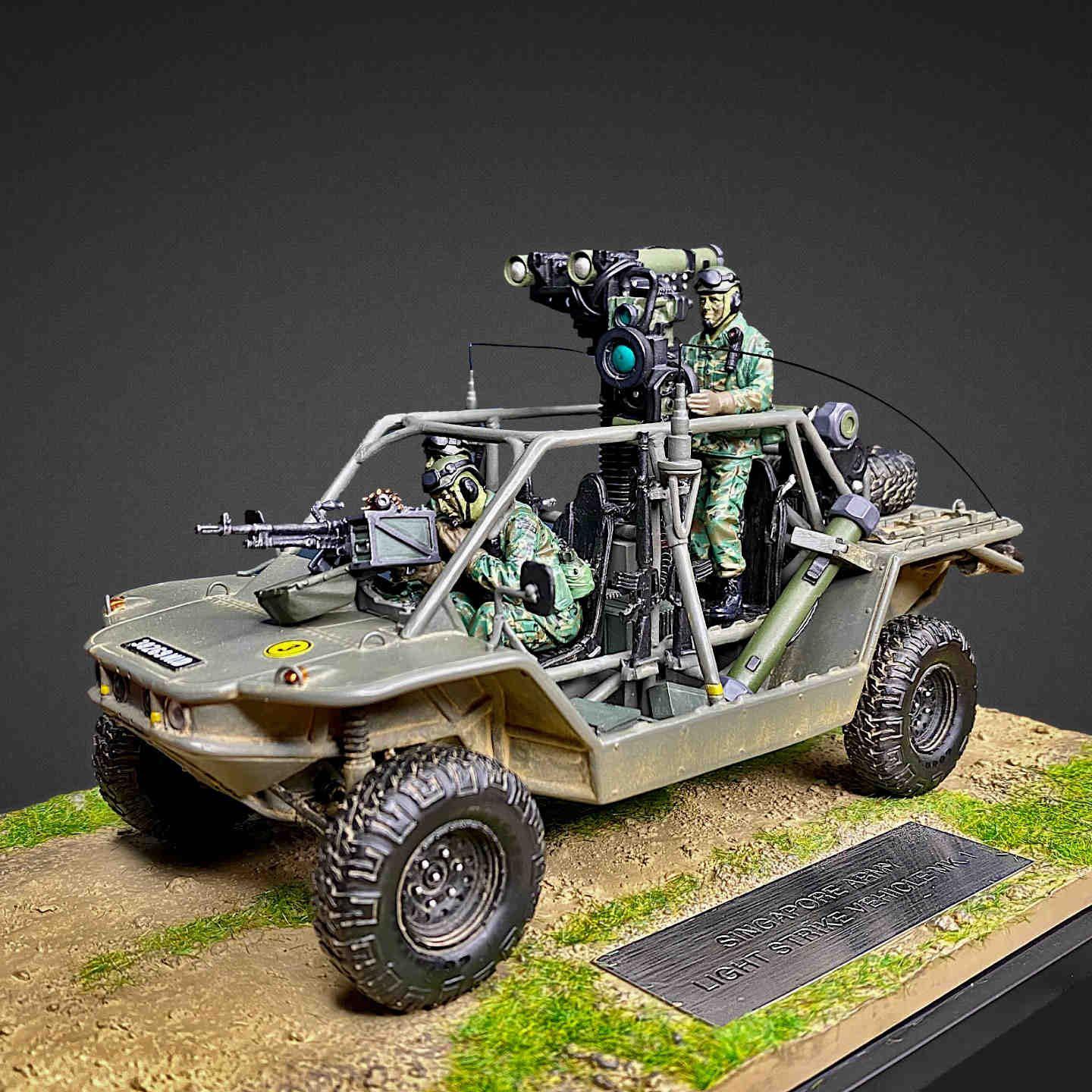 Light Strike Vehicle Mk 1 LSV The Flyer Scale Model Singapore Army SAF ...