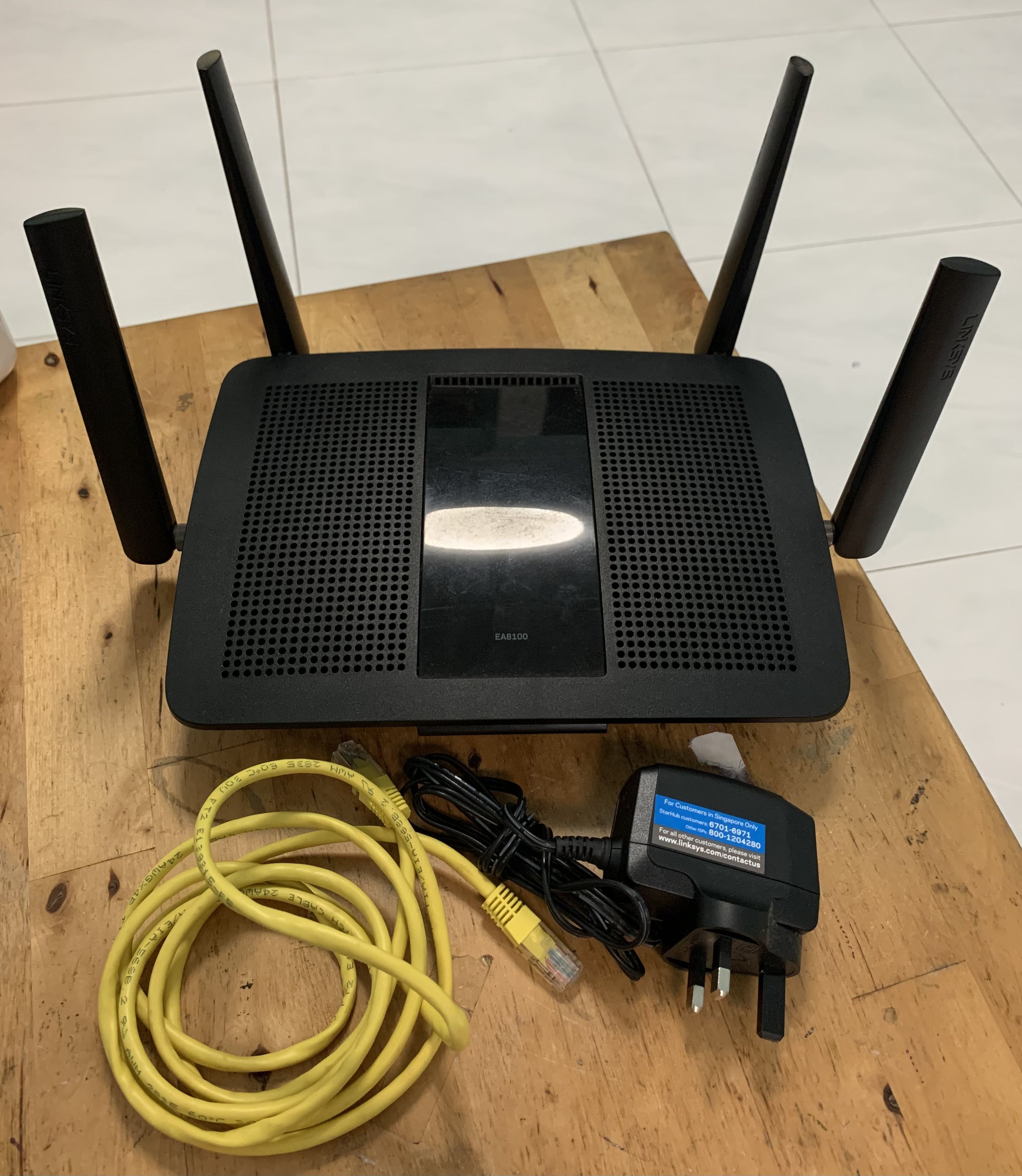 Linksys EA8100 Router, Computers & Tech, Parts & Accessories ...