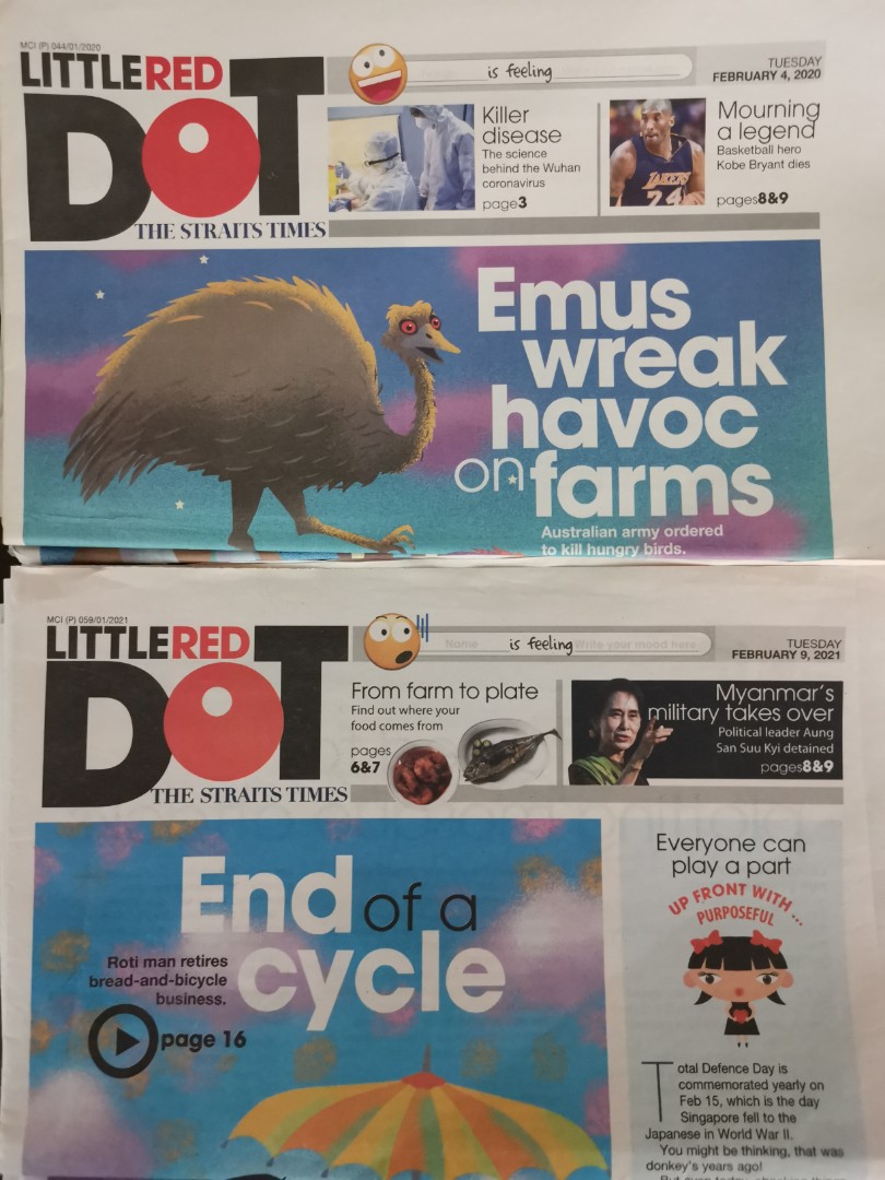 little-red-dot-the-straits-times-x-40-issues-hobbies-toys-books