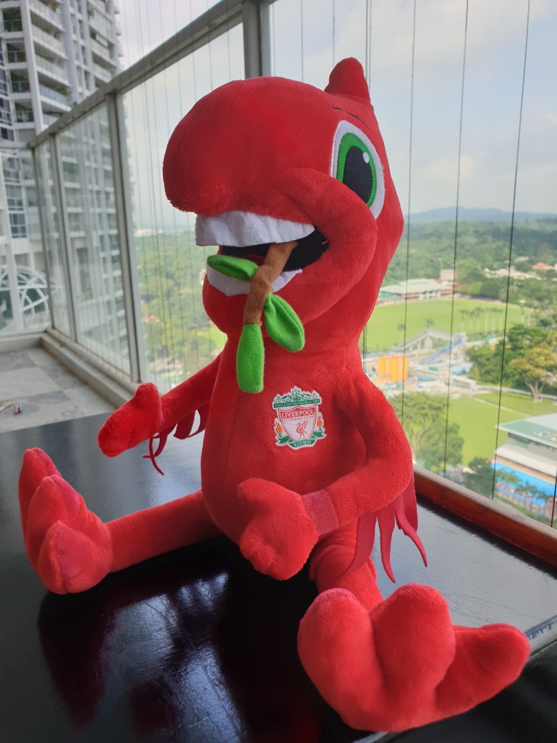 Liverpool Mighty Red stuffed toy, Hobbies & Toys, Toys & Games on Carousell