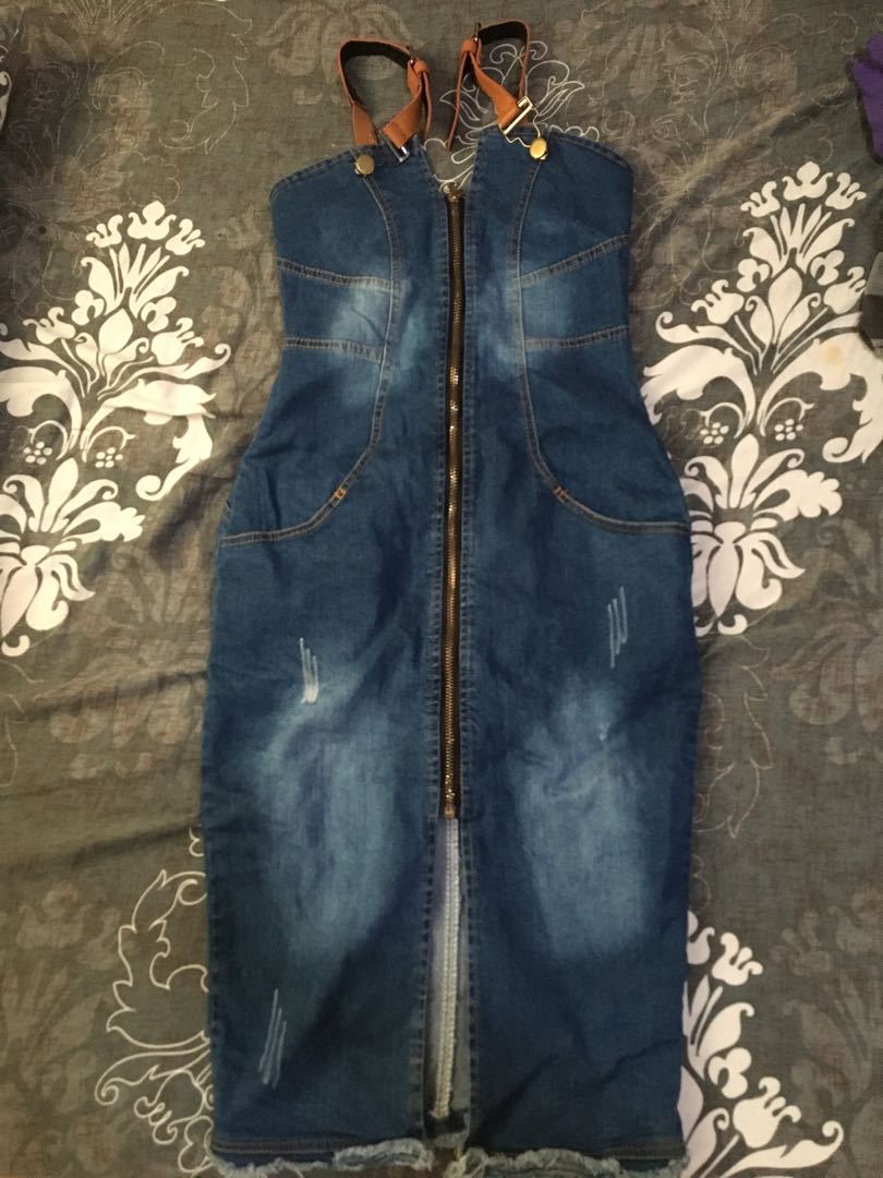 Maong dress small, Women's Fashion, Dresses & Sets, Dresses on Carousell