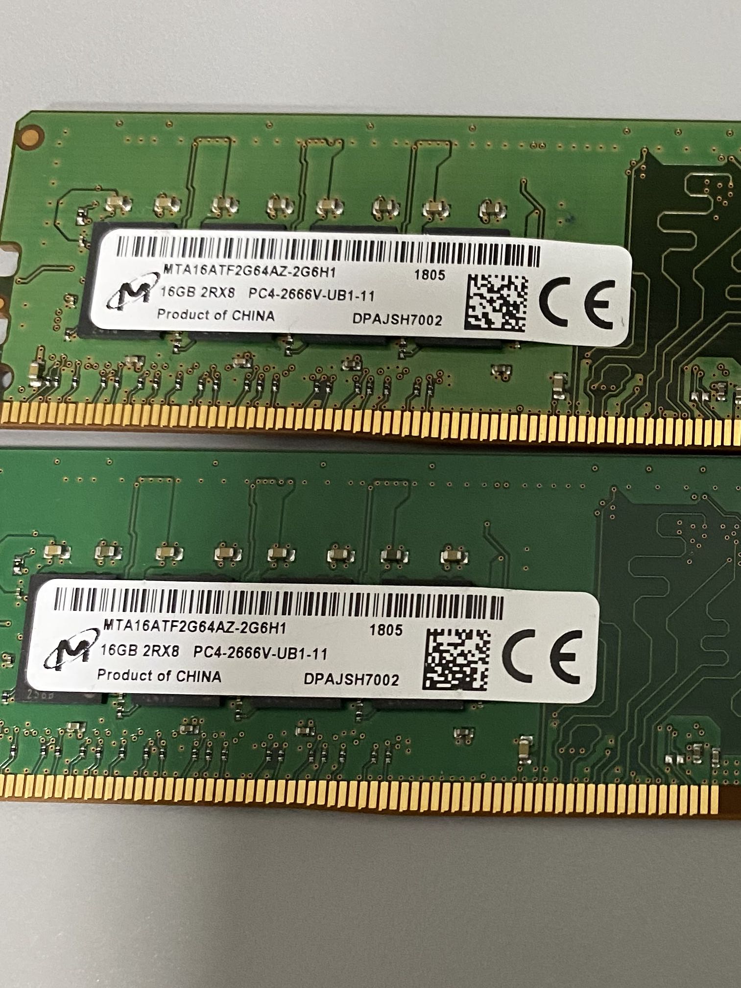 Micron DDR4 16GB Desktop RAM 2666V, Computers & Tech, Parts ...