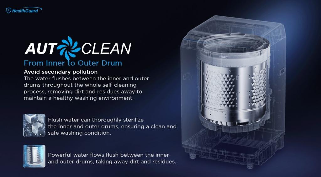 MIDEA LUNAR DIAL SERIES 8.5KG TOP LOAD WASHING MACHINE MA200W85, TV ...