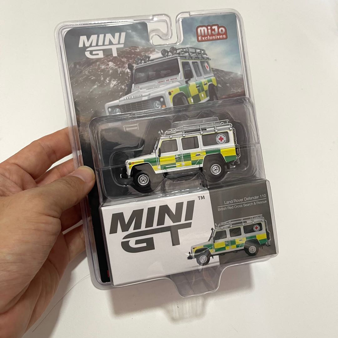 MINI GT Land Rover Defender Red Cross, Hobbies & Toys, Toys & Games on ...