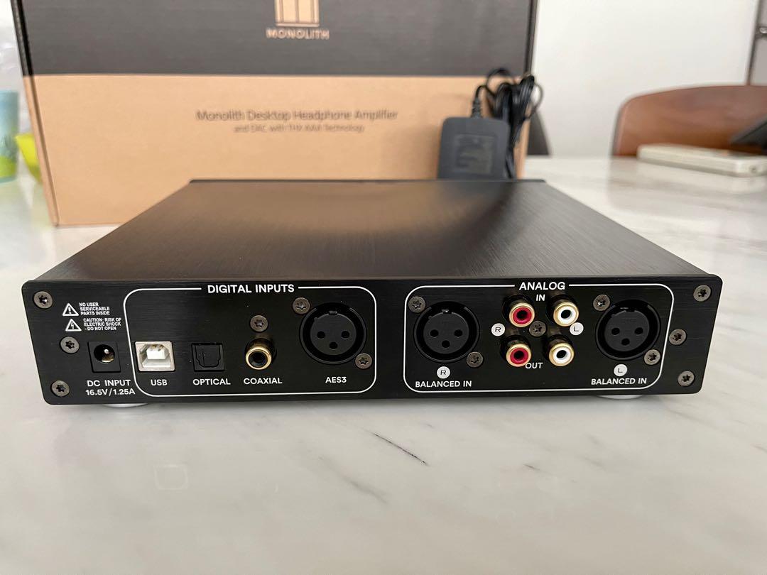Monolith by Monoprice Desktop Balanced Headphone AMP Amplifier and DAC ...