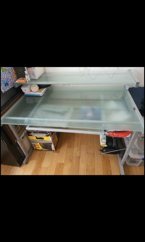 MultiLayer tableset with glass top, Furniture & Home Living, Furniture ...
