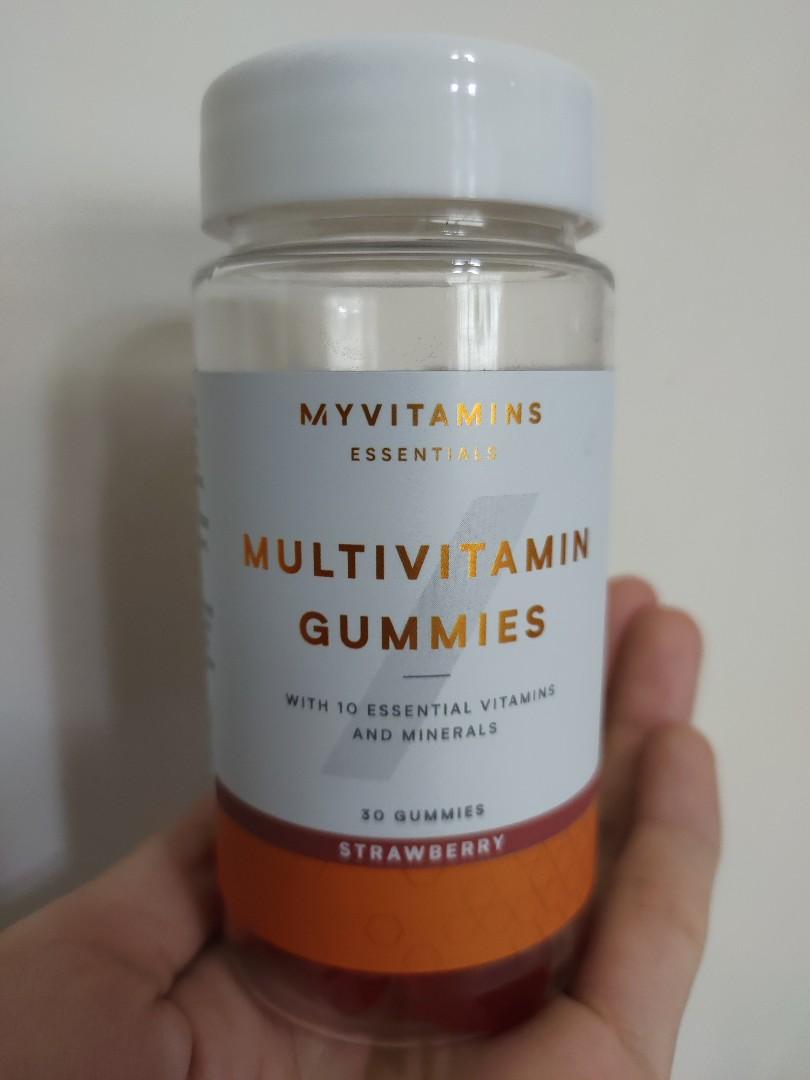 Myvitamins essential multivitamin gummies 30 gummies strawberry, Health ...