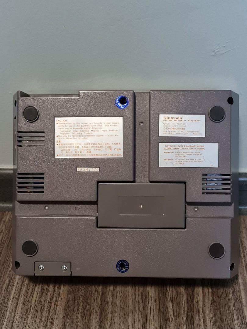 Original Nintendo Entertainment System NES Super Mario Bros Asian ...