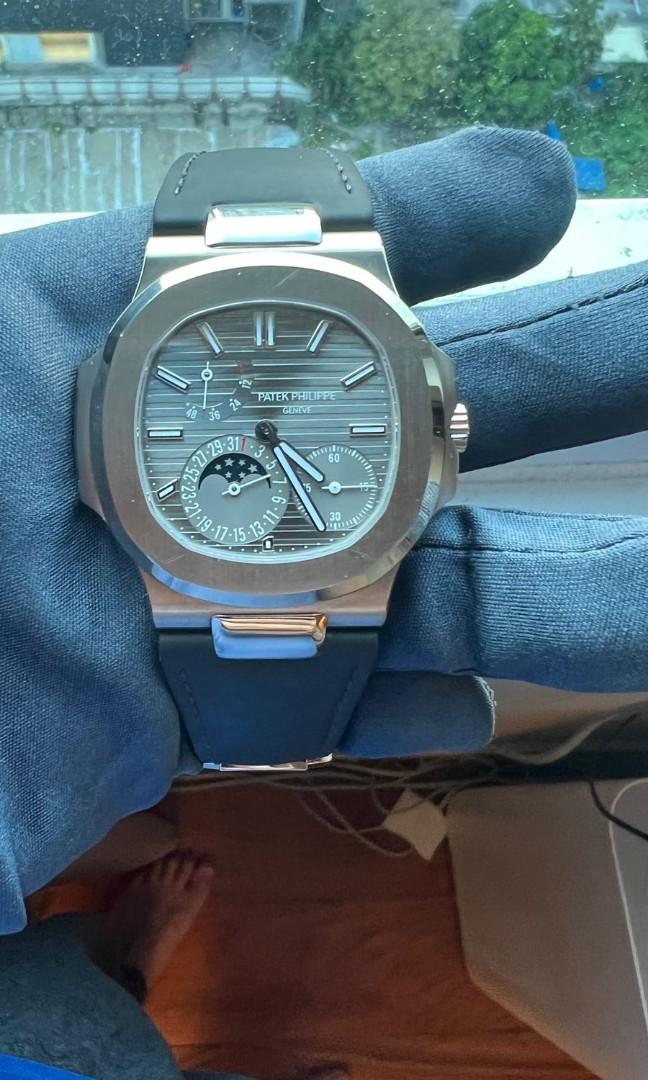 Patek Philippe NAUTILUS 5712G White Gold, Men's Fashion, Watches ...