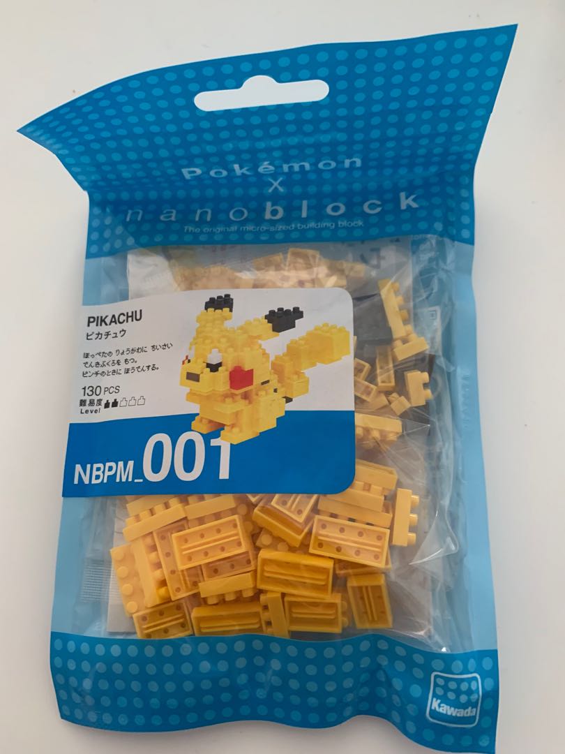 [Till 27Feb] Pikachu Nanoblock Pokémon - original authentic , Hobbies ...