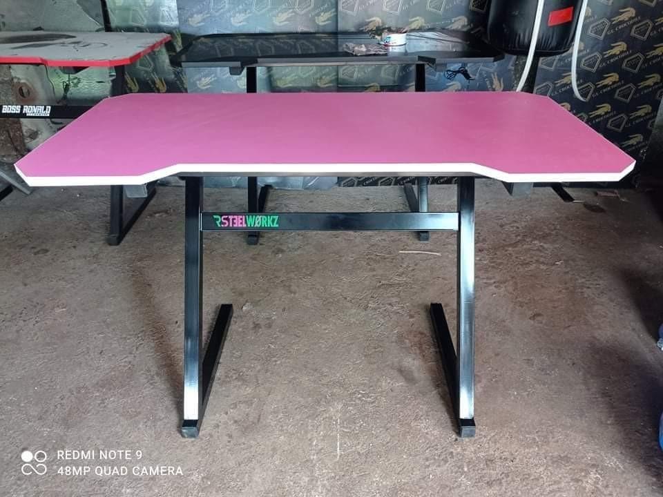 PINK GAMING TABLE, Furniture & Home Living, Office Furniture & Fixtures ...