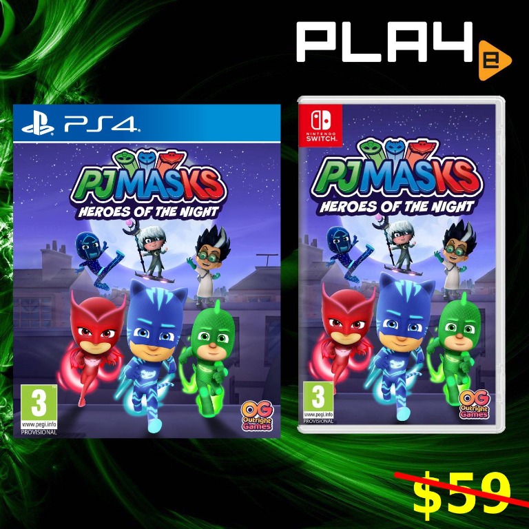 PJ Masks: Heroes Of The Night Brand New (PS4/ Nintendo Switch), Video ...