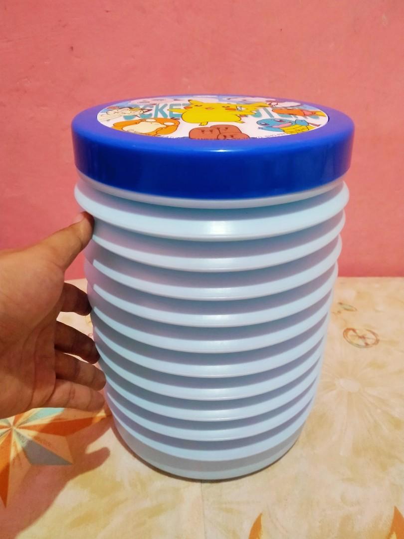 Pokemon collapsible trash bin, Babies & Kids, Baby Nursery & Kids ...