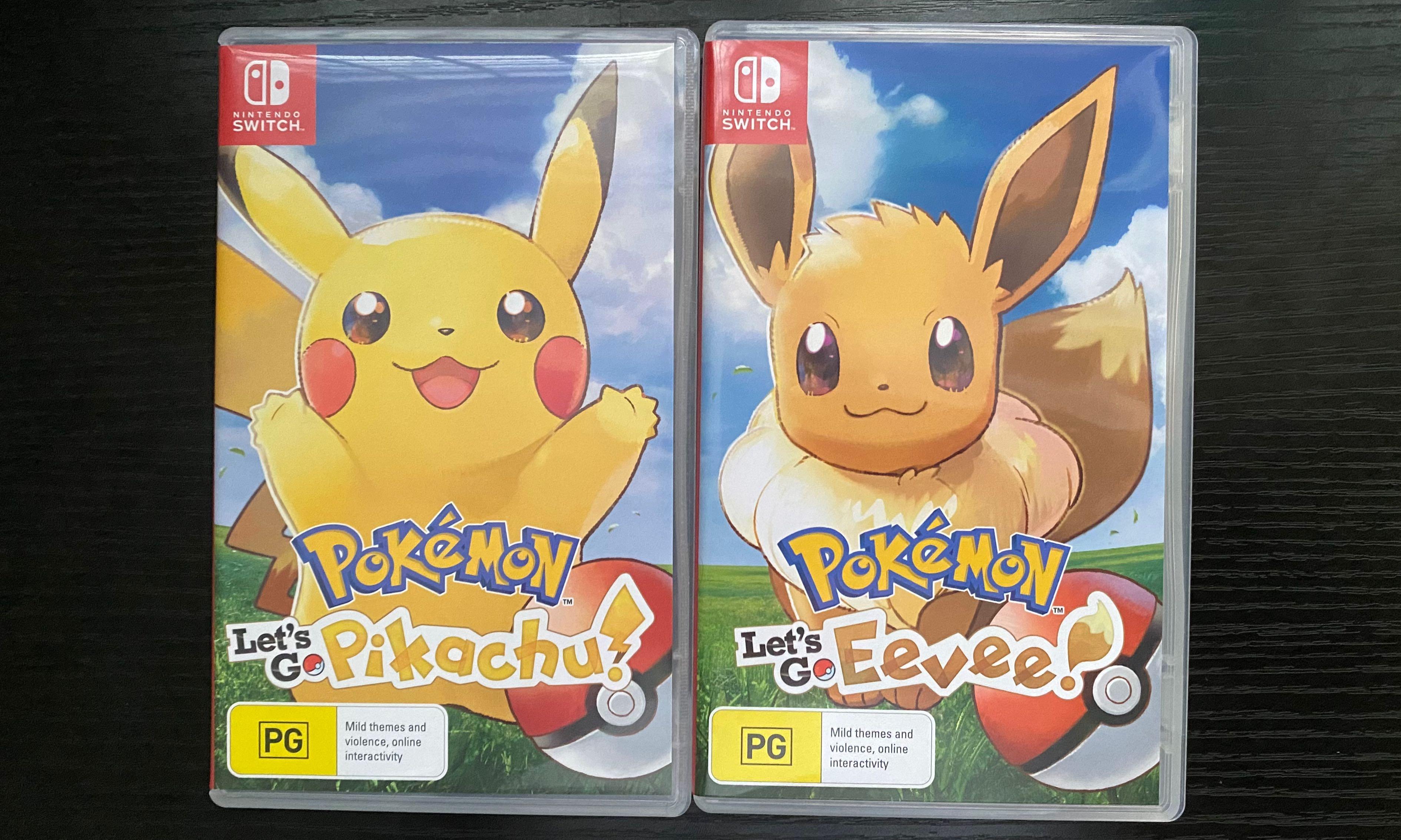 Pokemon Let’s Go Pikachu and Let’s Go Eevee Trade, Hobbies & Toys, Toys ...