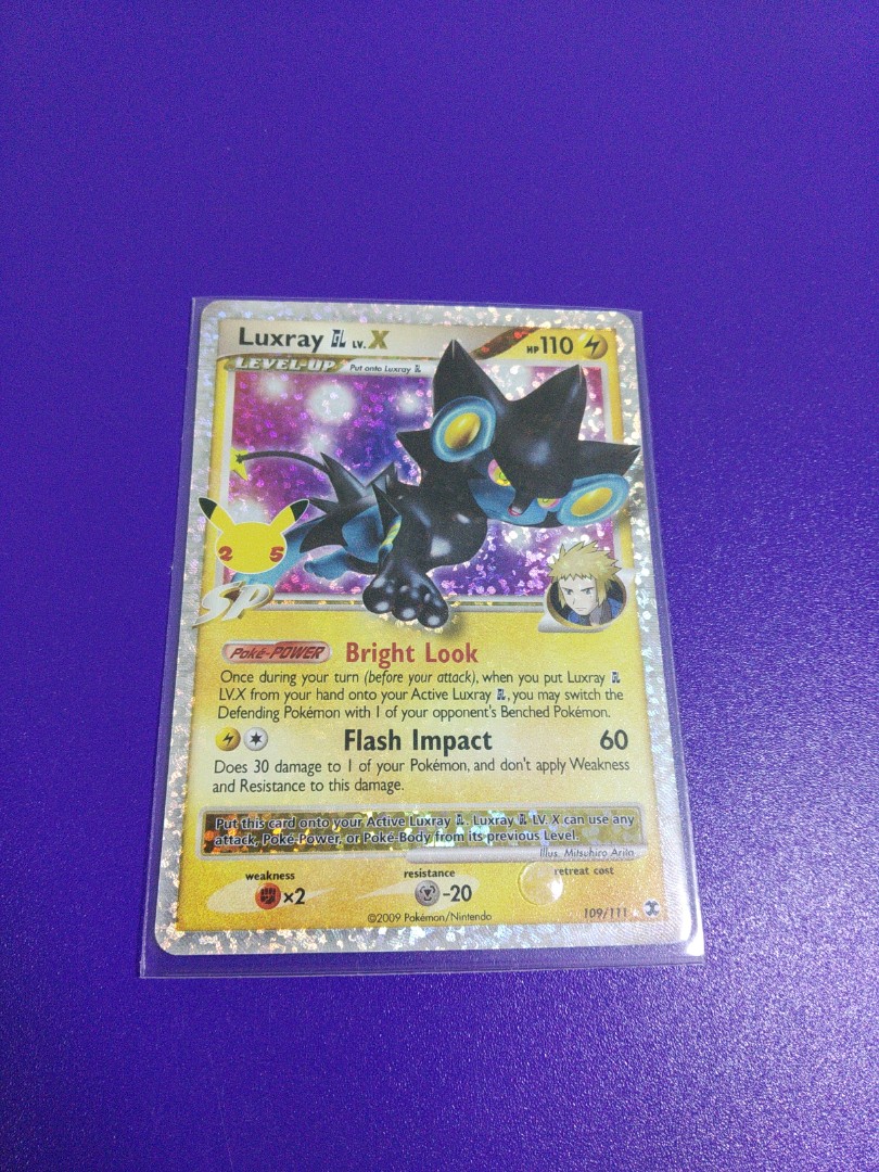 Pokemon TCG Luxray GL Lv.X Ultra Rare - Celebrations, Hobbies & Toys ...