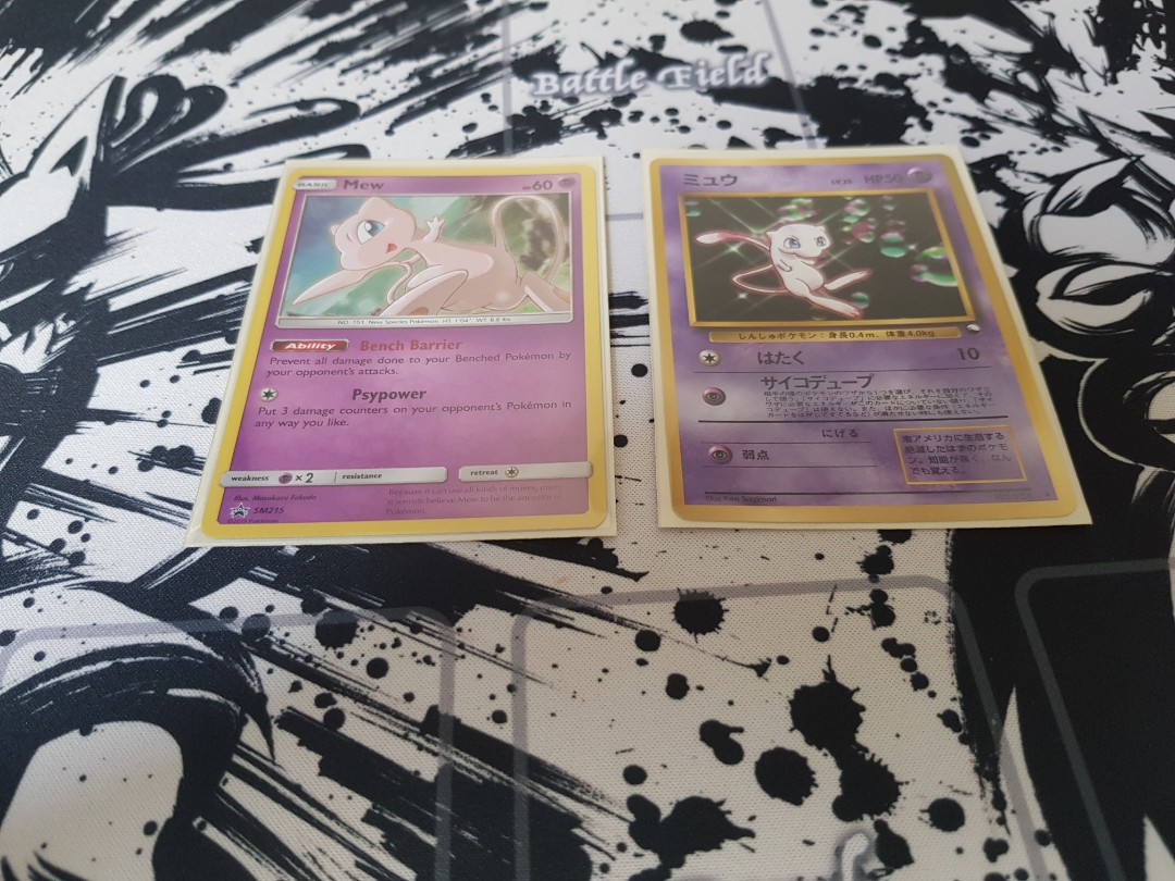 Pokemon TCG Mew Promo Mew V, Hobbies & Toys, Toys & Games on Carousell