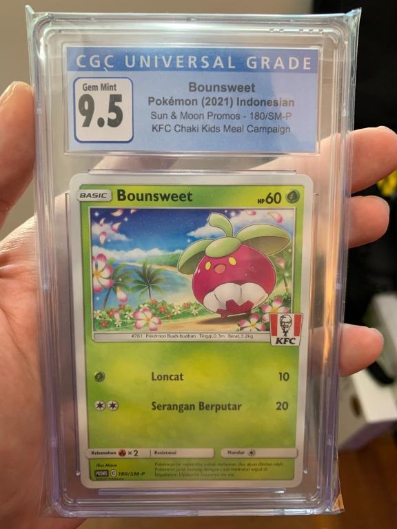 Pokemon tgc x KFC Indonesian KFC Promo CGC grade (9.5-9) Pikachu ...