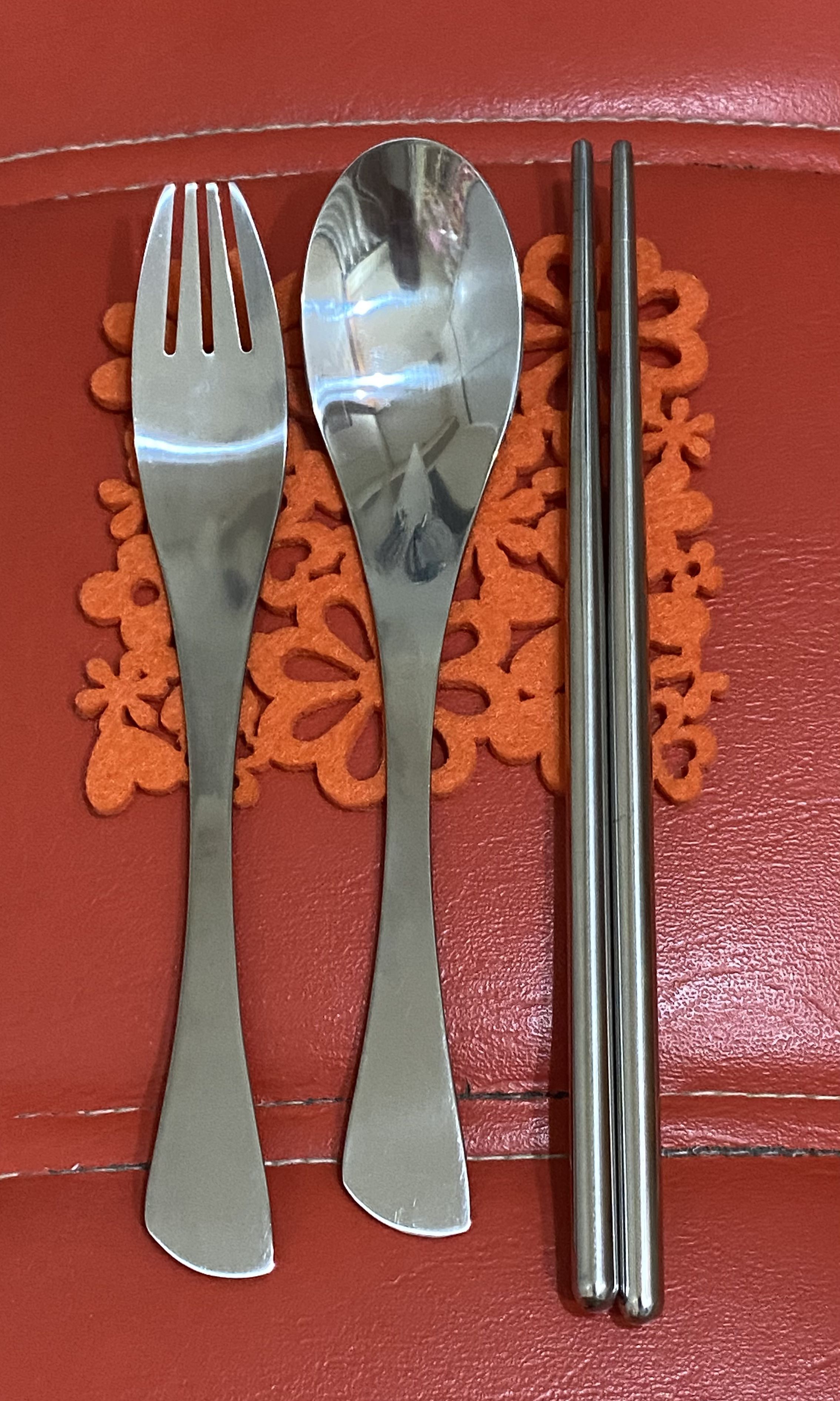 Pork and spoon with chopstick - new design, Furniture & Home Living ...