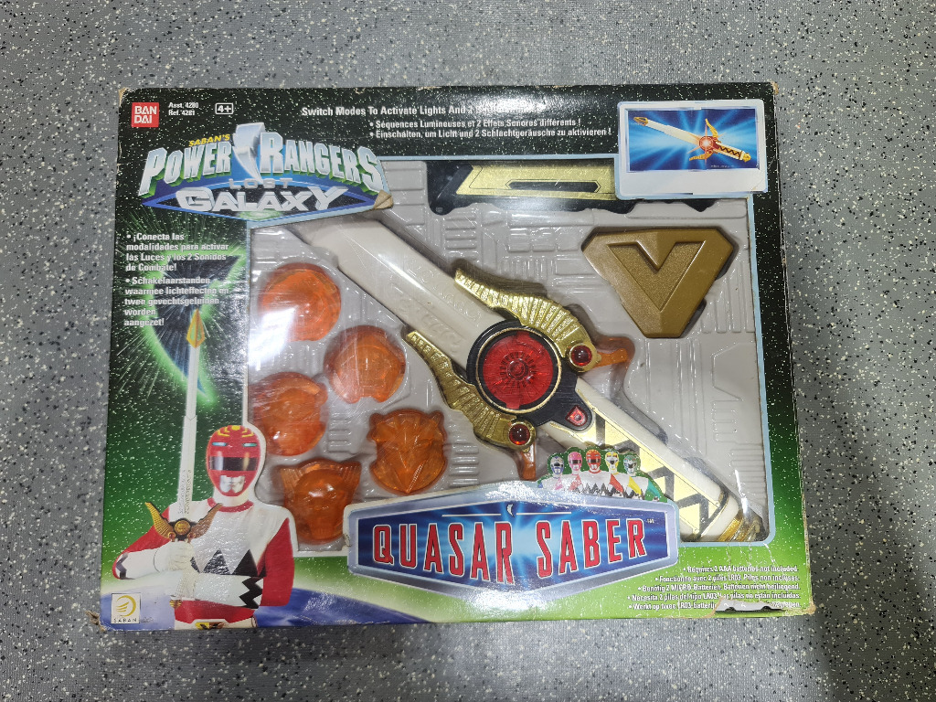 POWER RANGERS LOST GALAXY QUASAR SABER, Hobbies & Toys, Toys & Games on ...