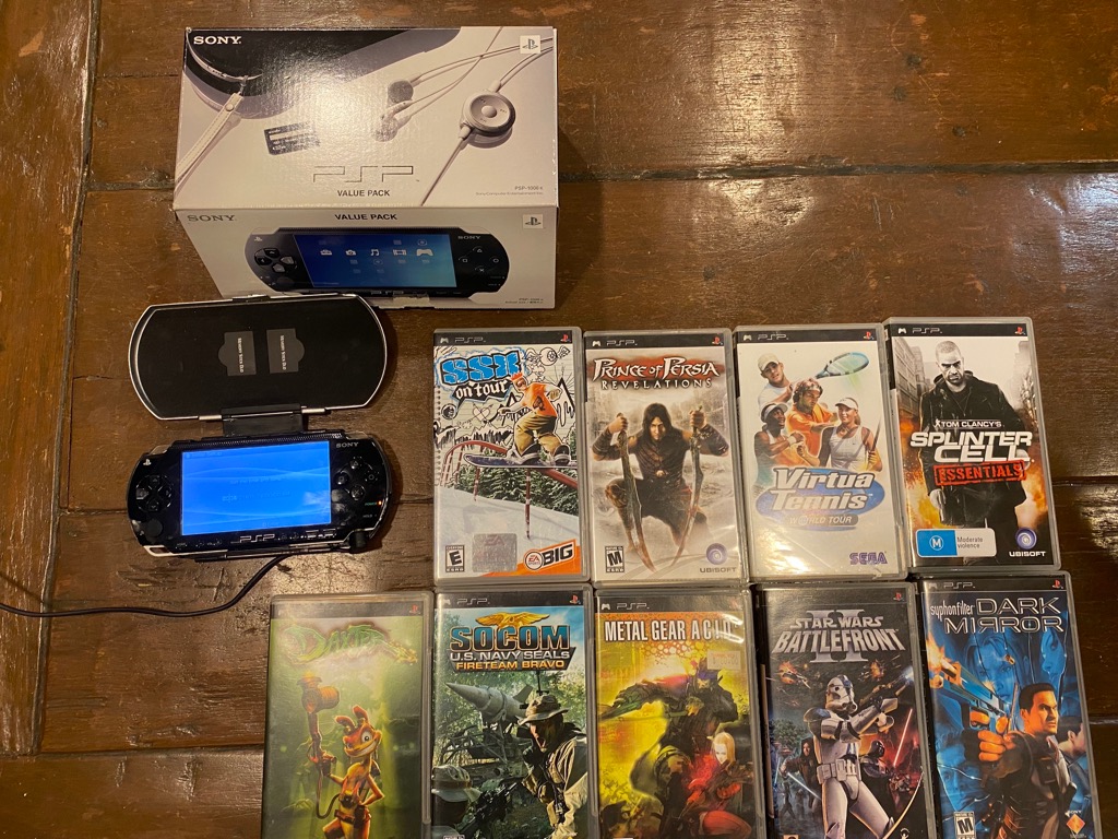 PSP 1006 plus 9 PSP Games (as is!), Video Gaming, Video Game Consoles ...