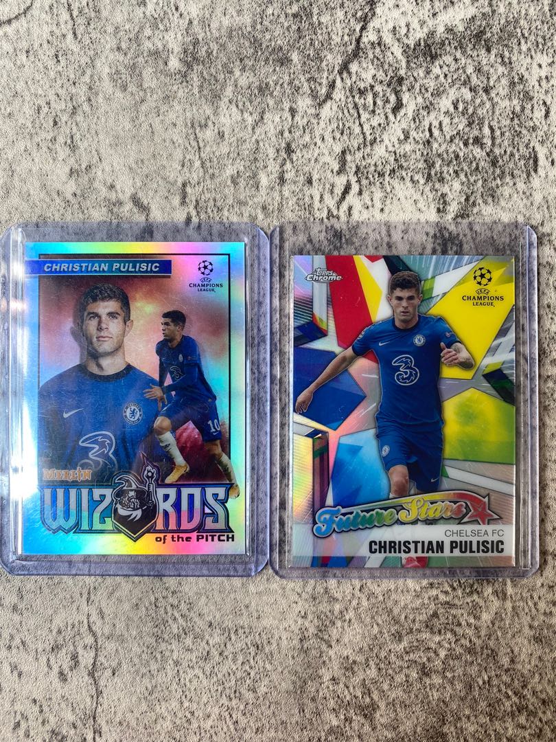 Pulisic Lot Chelsea Soccer Football Card ($ronaldo, messi, mbappe ...