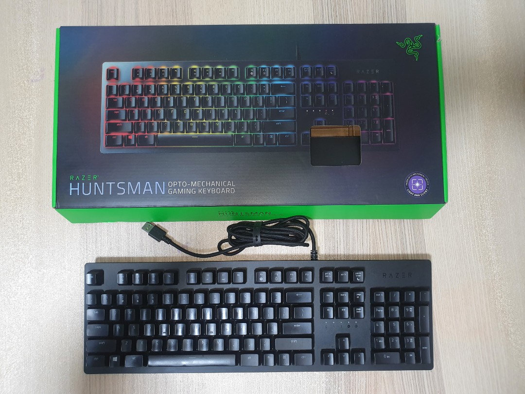 Razer Huntsman mechanical keyboard, Computers & Tech, Parts ...