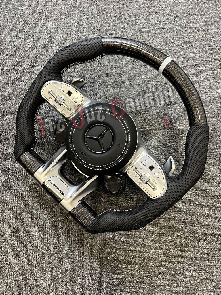 READY STOCK Mercedes A45S CLA45S E63S C63S G63 Carbon fiber AMG OLED ...
