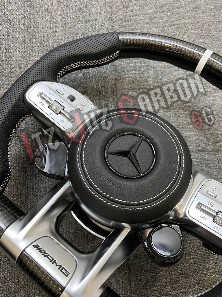 READY STOCK Mercedes A45S CLA45S E63S C63S G63 Carbon fiber AMG OLED ...