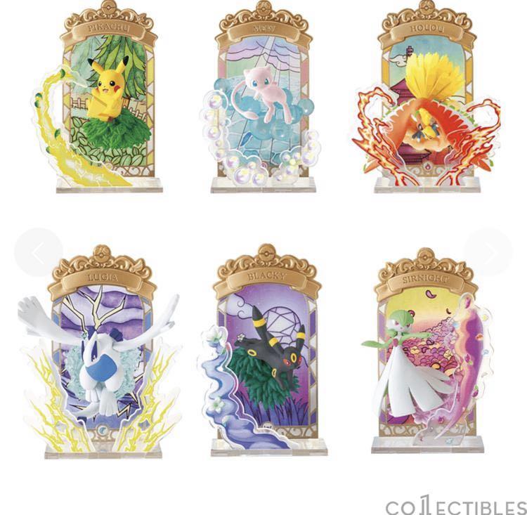 [FREE DELIVERY] Re-Ment Pokemon STAINED GLASS Collection Figure ...