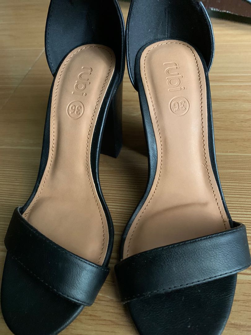 Rubi black heels, Women's Fashion, Footwear, Heels on Carousell