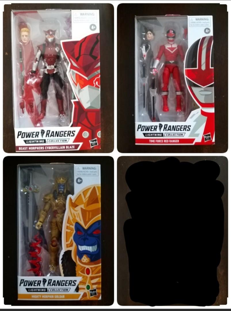 Saban's Power Rangers Lightning Collection Mighty Morphin Red Green ...