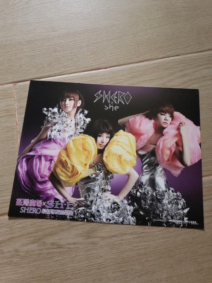 S.H.E [SHERO-華麗絢爛版] CD+DVD+簽名板, 興趣及遊戲, 音樂、樂器 & 配件, 音樂與媒體 - CD 及 DVD ...