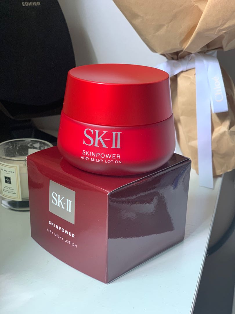 SK-II SKINPOWER AIRY MILKY LOTION, Beauty & Personal Care, Face, Face Care on Carousell