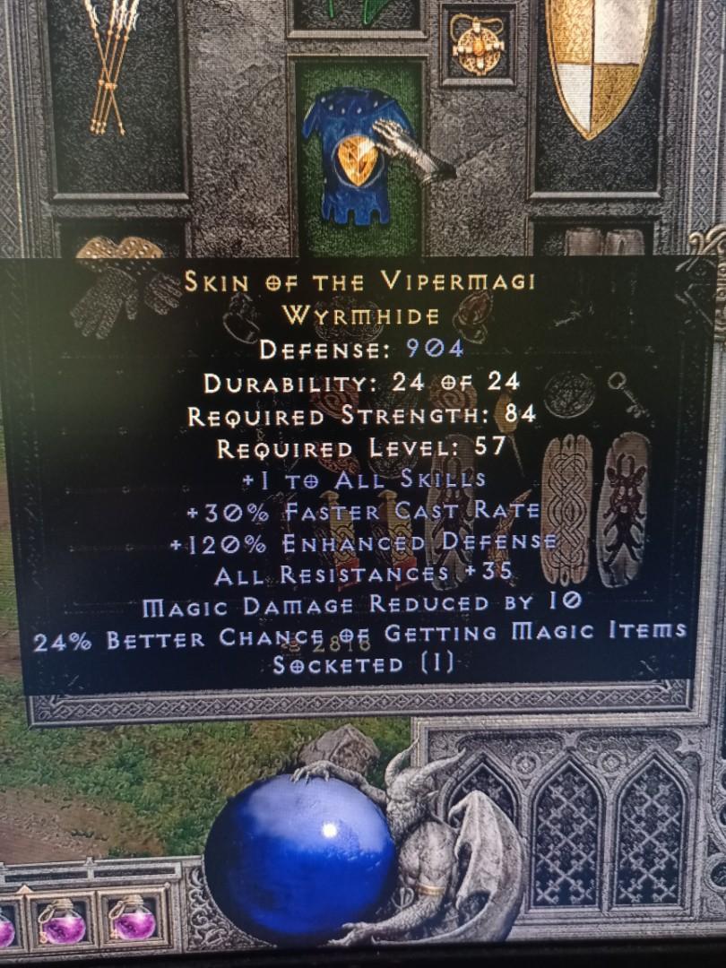 max + upped + ptopaz Skin of vipermagi (D2R diablo 2 Resurrected ...