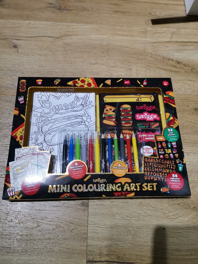 Smiggle coloring art set, Hobbies & Toys, Stationery & Craft, Other ...