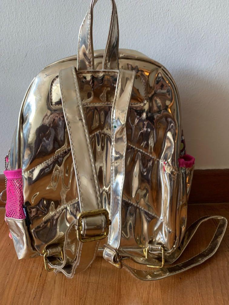 Smiggle gold backpack, Babies & Kids, Babies & Kids Fashion on Carousell