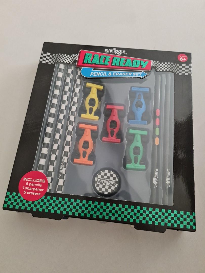 Smiggle pencils and eraser set, Hobbies & Toys, Stationery & Craft ...