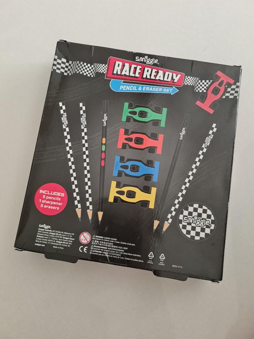 Smiggle pencils and eraser set, Hobbies & Toys, Stationery & Craft ...