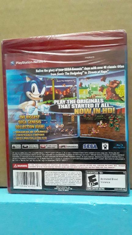 Sony Sonic's Ultimate Genesis Collection PS3, Video Gaming, Video Games ...