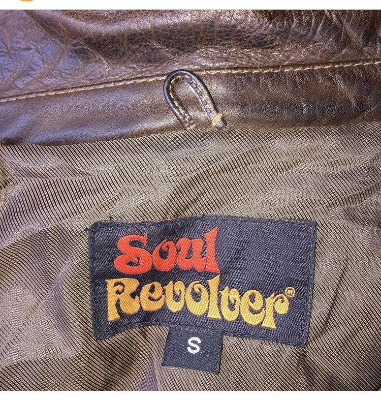 Soul Revolver Vintage Leather Jacket, Men's Fashion, Coats, Jackets and ...